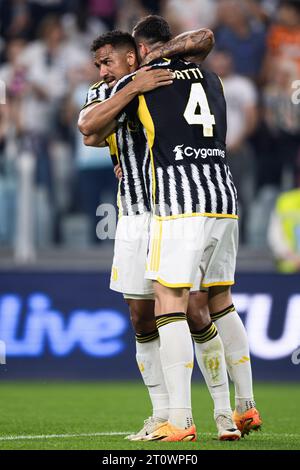 Danilo of FC Juventus celebrates after scoring first goal during the ...