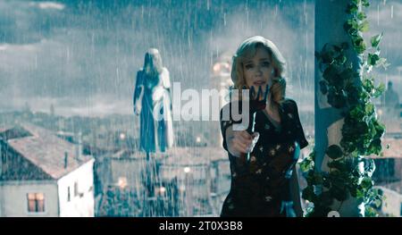 A HAUNTING IN VENICE, from left: Riccardo Scamarcio, Jude Hill, Camille ...