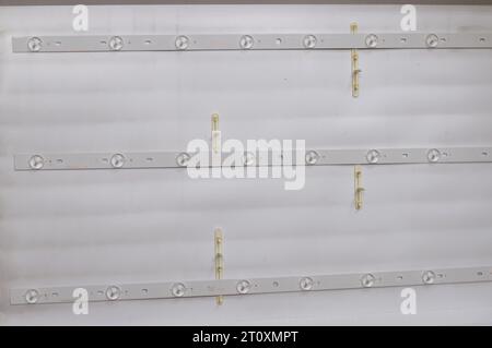 Installing Led light strips as a backlight for a TV television device ...