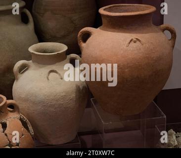 Ancient Age. Urns decorated with a crescent motif. Unknown provenance ...