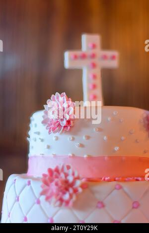 First Communion Cake Food, Toronto, Canada Stock Photo - Alamy