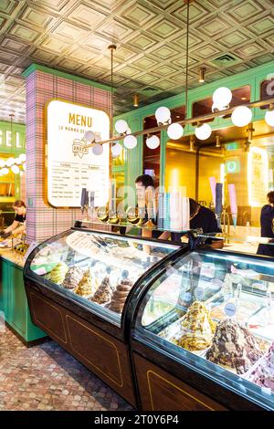 Ice cream counter at Anita Gelato in Covent Garden, London, England ...