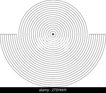 Concentric circle elements. Element for graphic web design, Template ...