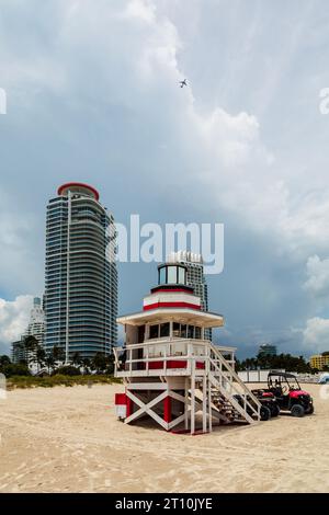 The Jetty Lifeguard Tower, South Pointe, South Beach, City of Miami ...