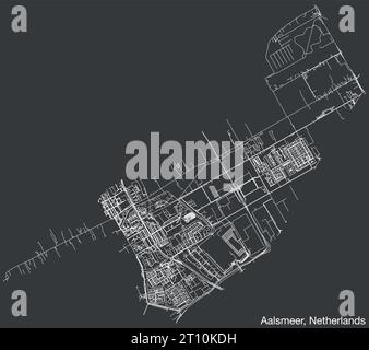 Street roads map of AALSMEER, NETHERLANDS Stock Vector Image & Art - Alamy