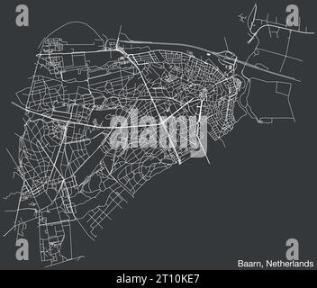 Street roads map of BAARN, NETHERLANDS Stock Vector Image & Art - Alamy