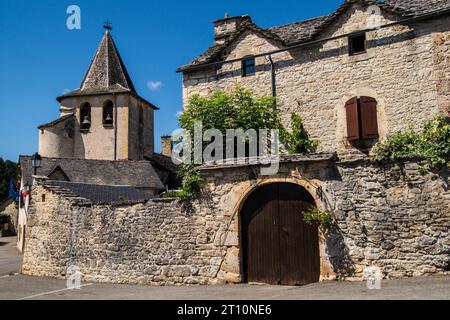 Saint Georges Leveque In Lozere In France Stock Photo - Alamy