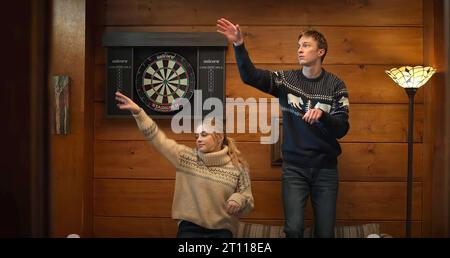 THE OTHER ZOEY, from left: Josephine Langford, Archie Renaux, 2023. ph ...