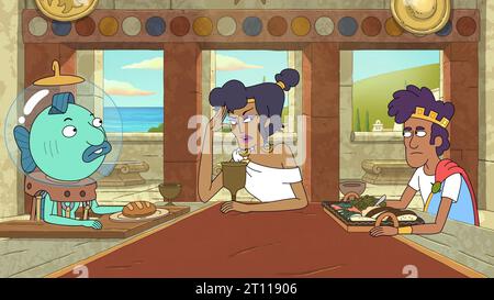 KRAPOPOLIS, from left: Hippocampus (voice: Dancan Trussell), Deliria ...