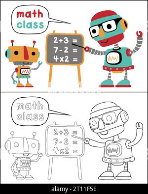 cute cartoon robots technology Stock Vector Image & Art - Alamy