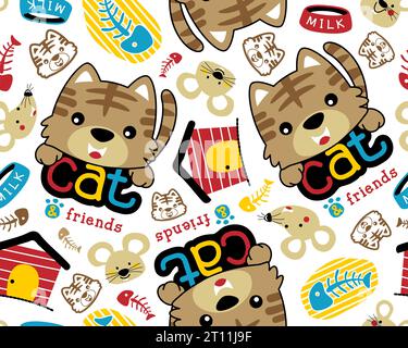 cute mouse pattern vector illustration Stock Vector Image & Art - Alamy