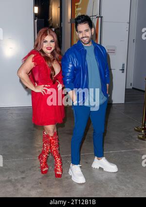 DORAL, FL-OCT 10: Singer Diveana and Singer, Composer Manny Cruz ...