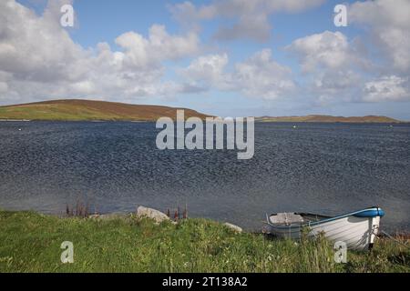 Strand Loch, Laxfirth, Shetland Stock Photo - Alamy