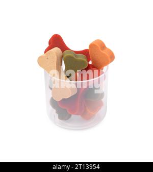Natural food for pets in plastic bowl on floor Stock Photo - Alamy