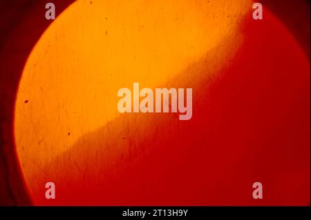 Combustion chamber of furnace with streams of hot gas Stock Photo - Alamy