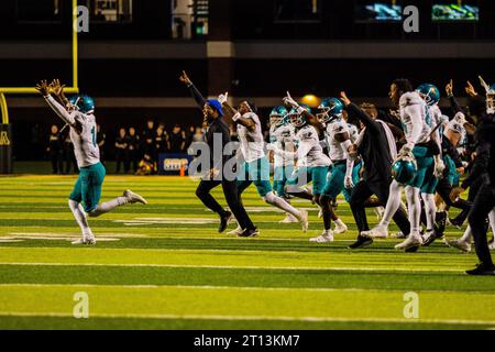 Boone, NC, USA. 10th Oct, 2023. Coastal Carolina Chanticleers long ...