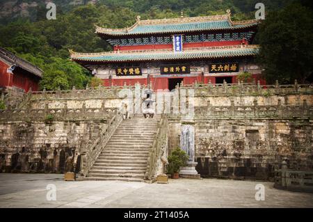 Beautiful architecture in Ancient Wudang temple, WudangShan, China ...