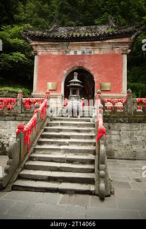 Beautiful architecture in Ancient Wudang temple, WudangShan, China ...