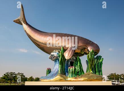 Dugong Installation by Jeff Koons, Doha, Qatar Stock Photo - Alamy