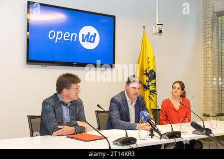 Minister Sven Gatz Open VLD at the the plenary sitting of the Brussels ...