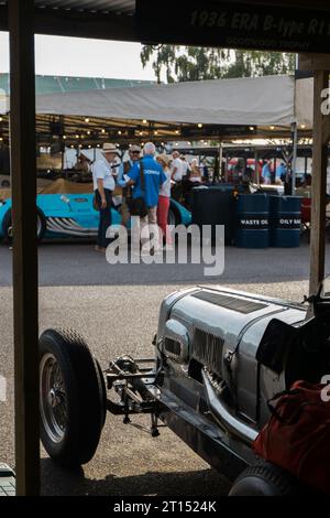 An ERA racing car of the 1930s at the 2023 Goodwood Revival Stock Photo ...