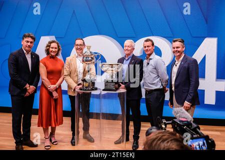 Australian former tennis player Cedric Mason at the Kooyong Lawn Tennis ...