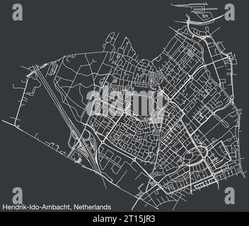 Street roads map of LEERDAM, NETHERLANDS Stock Vector Image & Art - Alamy
