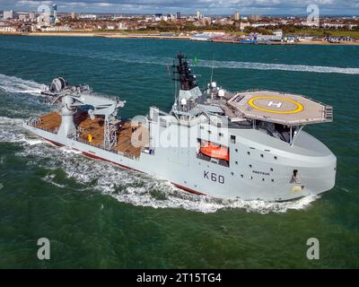 RFA Proteus (K60) is a Multi-Role Ocean Surveillance Ship tasked with ...