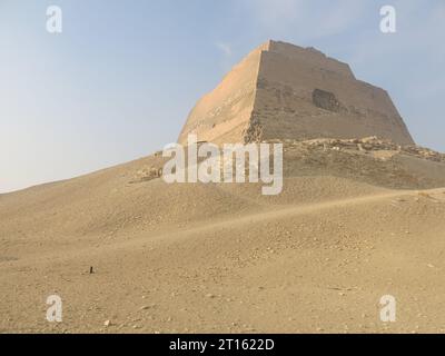 The flat-roofed, step pyramid of Maydoum (Meidum), that was constructed ...