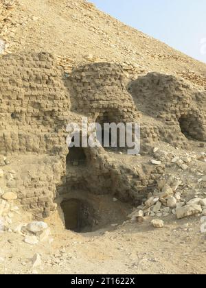 'Mastaba No. 17', ancient burial chambers constructed in the mud brick ...