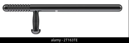 Police baton, truncheon. 3D rendering isolated on white background ...