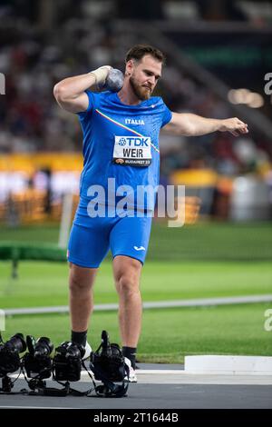 Zane Weir of Italy, Final Men's Shot Put during the European Athletics ...