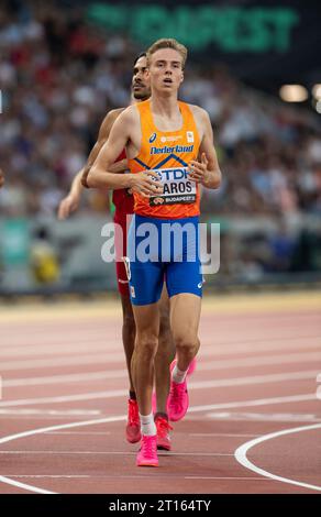 Niels Laros of the Netherlands competing in the 1500m Men Heat 3 at the ...
