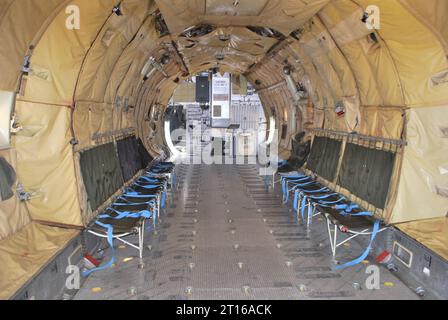 Interior cargo compartment of a Turkish Air Force Transall C-160D Stock ...