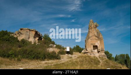 Aslankaya Temple. Phrygian civilisation inscription. One of the ...