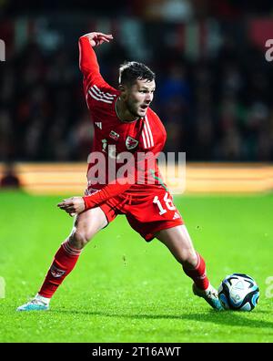 Liam Cullen of Wales during the International Friendly match Wales vs ...