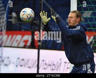Goalkeeper Lev Yashin of Dynamo Moscow and U S S R national soccer team ...