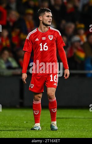 10, Liam Cullen of Wales in attacking action during the FIFA World Cup Group J qualifying match ...