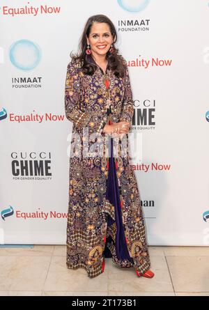 Mona Sinha attends 2023 Make Equality Reality Gala by Equality Now at Guastavino’s in New York ...