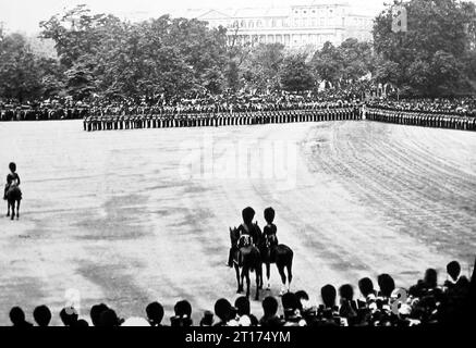Queen Victoria's Birthday Parade, Horse Guards Parade, London ...