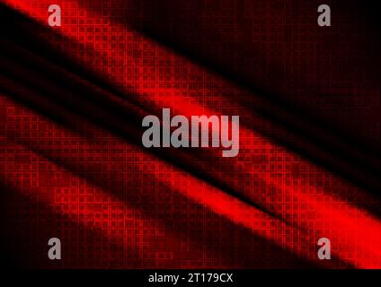 Neon square grid checkered red color vector illustration image flat ...