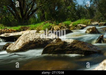 A view of the Noble Falls in the Gidgegannup region near Perth, Western ...