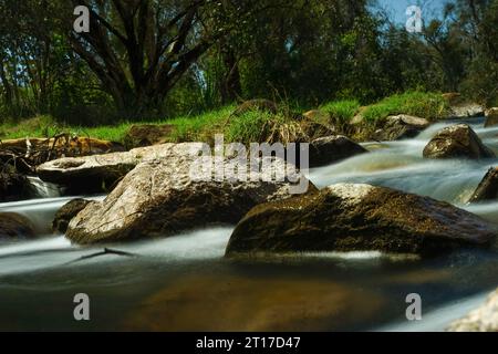 A view of the Noble Falls in the Gidgegannup region near Perth, Western ...