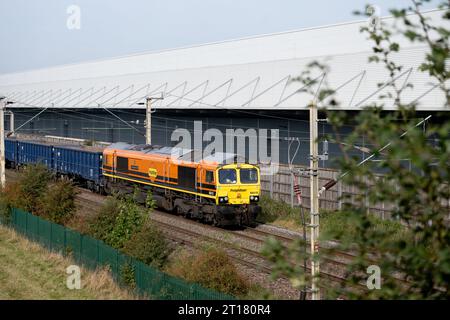 Freightliner class 66 locomotive 66419 stabled in the sidings at ...