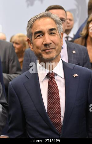 Ambassador of USA to Czech Republic Bijan Sabet with his wife attend ...