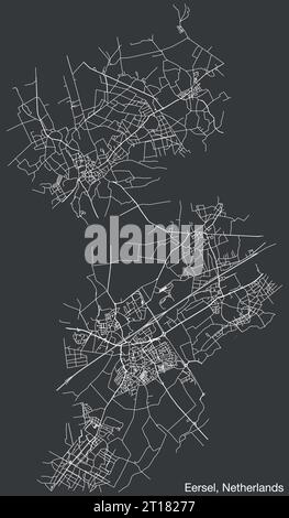 Street roads map of EERSEL, NETHERLANDS Stock Vector Image & Art - Alamy