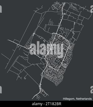 Street roads map of HILLEGOM, NETHERLANDS Stock Vector Image & Art - Alamy