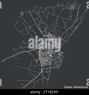 Street roads map of RAALTE, NETHERLANDS Stock Vector Image & Art - Alamy