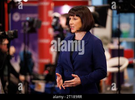Shadow chancellor Rachel Reeves gives a speech at the Mais lecture held ...