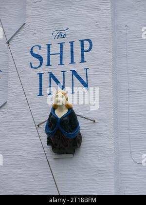 The Ship Inn is an 18th century pub on the seafront in Red Wharf Bay ...